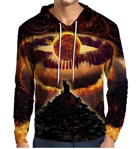 3d Cat Make Queen Print Fashion Stylish Hood For Mens,3d Printed Hood ...